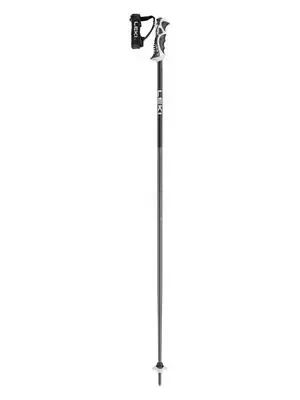 LEKI Logo Ski Poles - Black