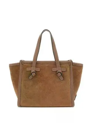 MARCELLA CLUB Suede Tote Bag - Neutrals