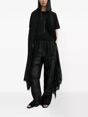 TOTEME Geometric-pattern Pants - Black