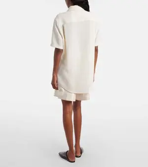 Loro Piana Shirley Linen Crepe Shirt