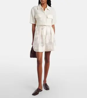 Loro Piana Shirley Linen Crepe Shirt