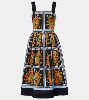 Carolina Herrera Printed Midi Dress