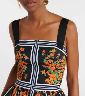 Carolina Herrera Printed Midi Dress