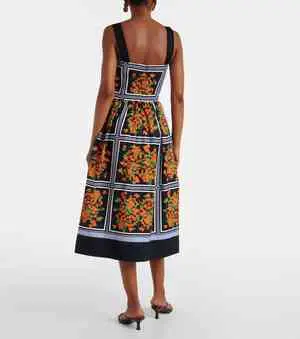 Carolina Herrera Printed Midi Dress