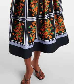 Carolina Herrera Printed Midi Dress