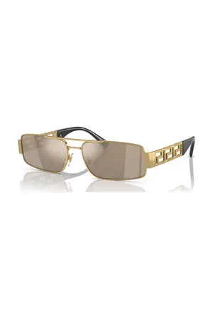 Versace Rectangle Sunglasses - Gold