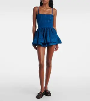 Alaïa Ribbed-knit Skort