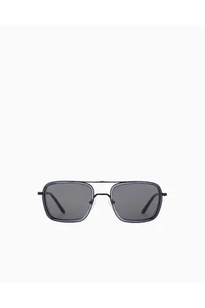 Emporio Armani Square Sunglasses - Blue