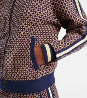 The Upside Crossroad Geo Print Bomber Jacket