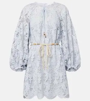 Zimmermann Belted Lace Minidress