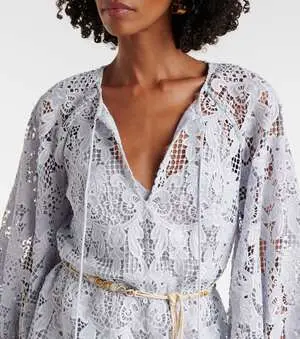 Zimmermann Belted Lace Minidress