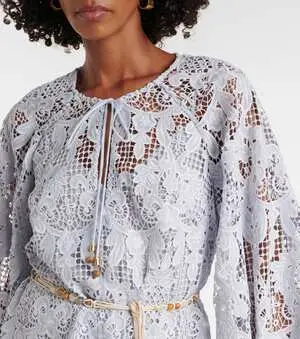 Zimmermann Belted Lace Minidress