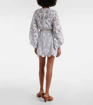 Zimmermann Belted Lace Minidress