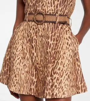 Zimmermann Printed Linen Jumpsuit - Multicoloured
