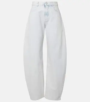 Alaïa Low-rise Barrel-leg Jeans