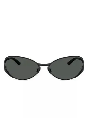 Versace Oval-frame Sunglasses - Black
