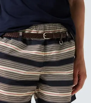 Prada Braided Leather Belt