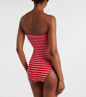 Hunza G Brooke Striped Swimsuit