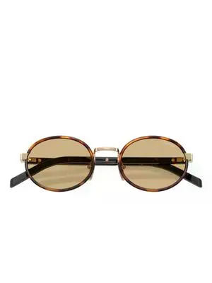 Prada Tortoiseshell Round-frame Sunglasses