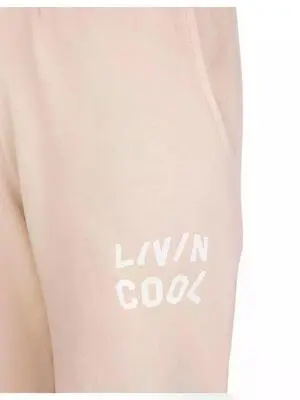 LIVINCOOL Logo-print Cotton Joggers