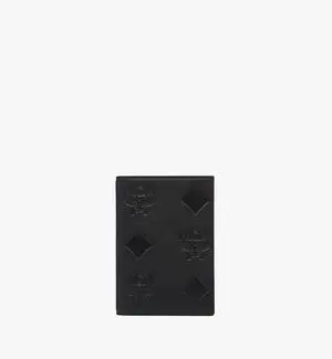 Mcm Ottomar Passport Holder - Black