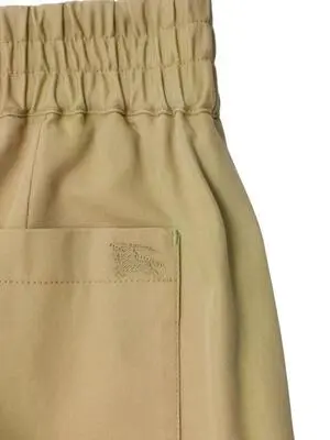 Burberry Gabardine-weave Shorts