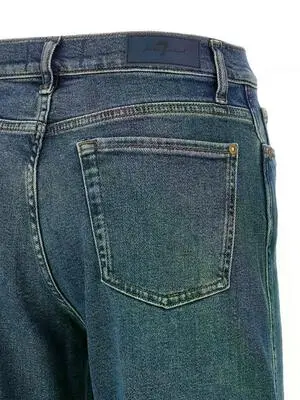 7 For All Mankind Stonewashed Wide-leg Jeans