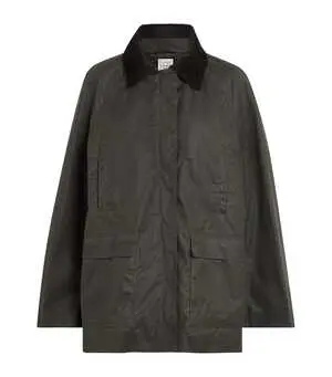 TOTEME Organic Cotton Country Jacket - Green