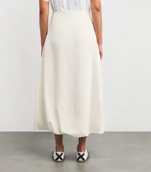 Max & Co. Canvas Balloon Midi Skirt