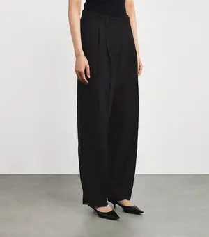 TOTEME Double-pleat Straight Trousers