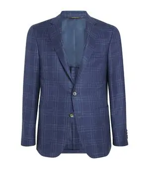 Men's Navy Linen Suits