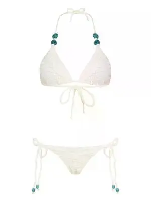 BRIGITTE Lace Detailing Bikini - Neutrals