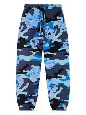 DENIM TEARS Wreath Track Pants - Blue