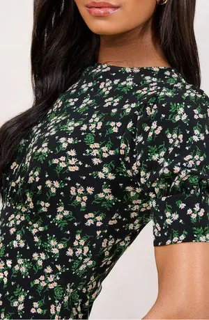 LIPSY Floral Print Minidress