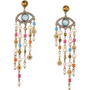 Kurt Geiger Evil Eye Chandelier Earrings - Multi