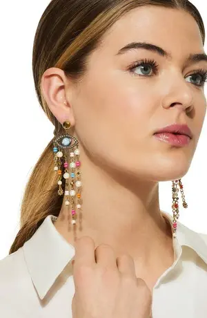 Kurt Geiger Evil Eye Chandelier Earrings