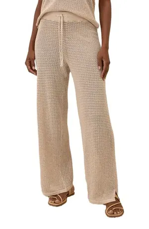 PACT Beachside Linen Pant - Sandshell