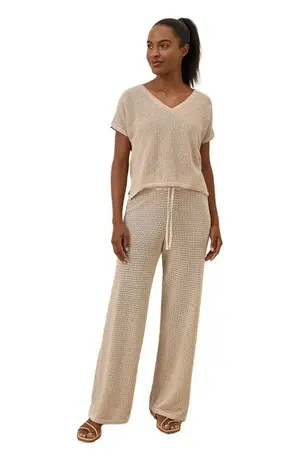 PACT Beachside Linen Pant - Sandshell