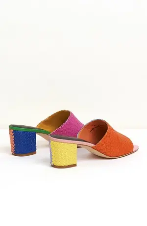 Charlotte Stone Lenu Woven Slide Sandal - Kortman