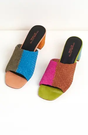 Charlotte Stone Lenu Woven Slide Sandal - Nassau