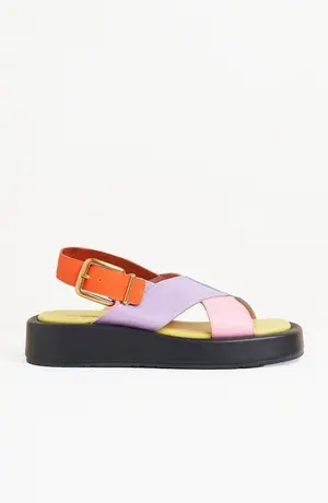 Charlotte Stone Anto Slingback Flatform Sandal - Solimar
