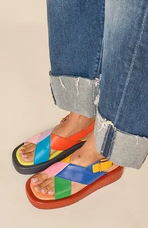 Charlotte Stone Anto Slingback Flatform Sandal