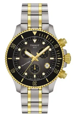 TISSOT Seastar 1000 Chronograph Bracelet Watch - Grey Gradient