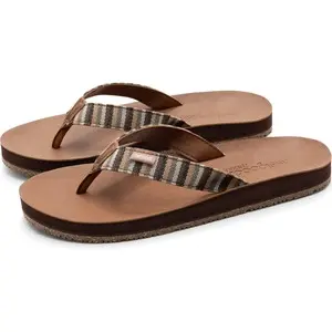 FEELGOODZ Zensole Slim Kinderz Woven Strap Flip Flops - Dune