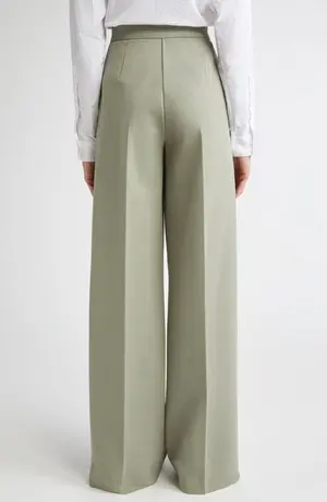 Max Mara Biada Jersey Wide Leg Pants
