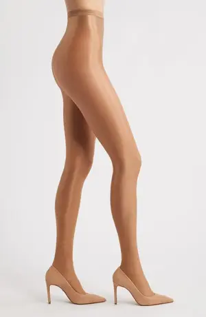 HIGH HEEL JUNGLE Liquid Metal Tights - Bronze