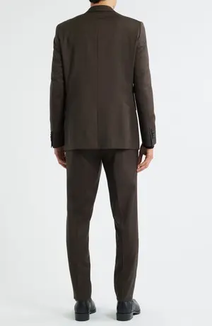 ALLSAINTS Ross Slim Fit Solid Stretch Wool Suit