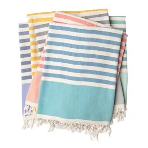 FEELGOODZ Artisan Crafted Cotton Turkish Towel Beach Bath