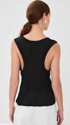 Co Jersey Tank Top - Black