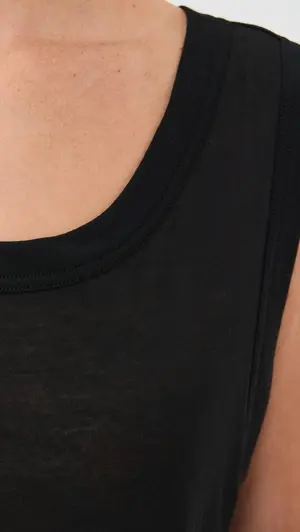Co Jersey Tank Top - Black